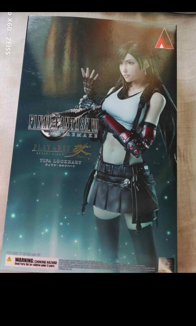 PLAY ARTS FF7 REMAKE TIFA W/ FREEBIES, Video Gaming, Video Game Consoles, PlayStation on Carousell