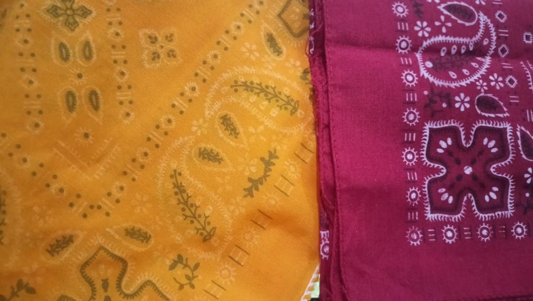 Paket Slayer/Bandana/Masker Motif Batik, Fesyen Wanita, Aksesoris di ...
