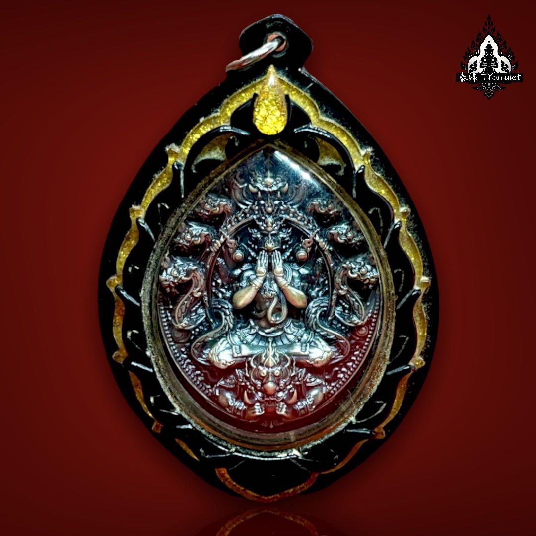 Phra Jatukam Pitda Srimaharaj Pangphakan Holy monk handwritten rune ...