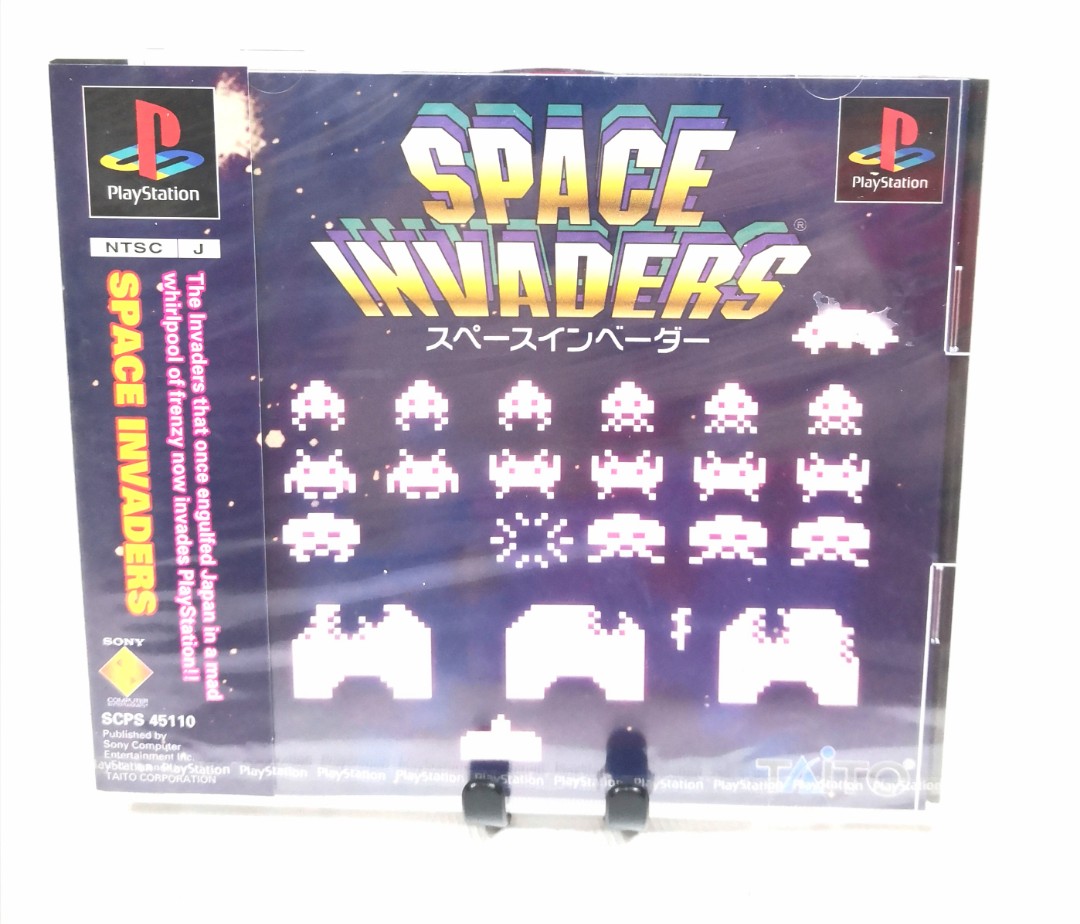 Playstation one Game Space Invaders, Video Gaming, Video Games ...