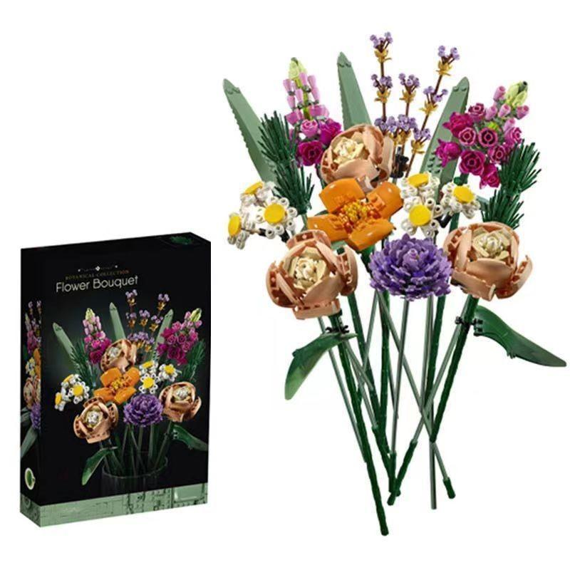 (SG STOCK) Building Blocks Flower Bouquet (Lego Inspired), Hobbies ...