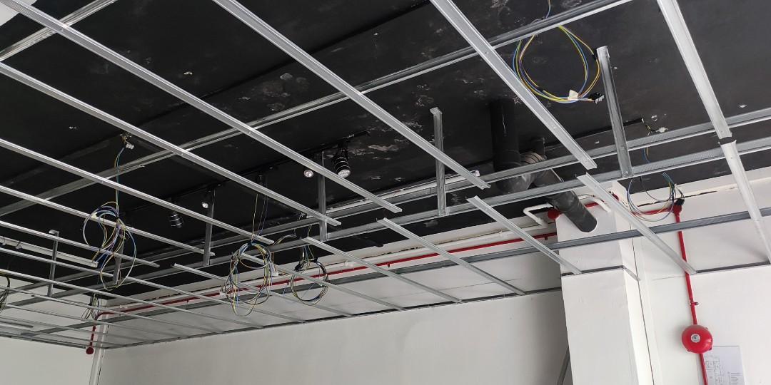 Professional ceiling and partition #ceilingconstruction #celing # ...
