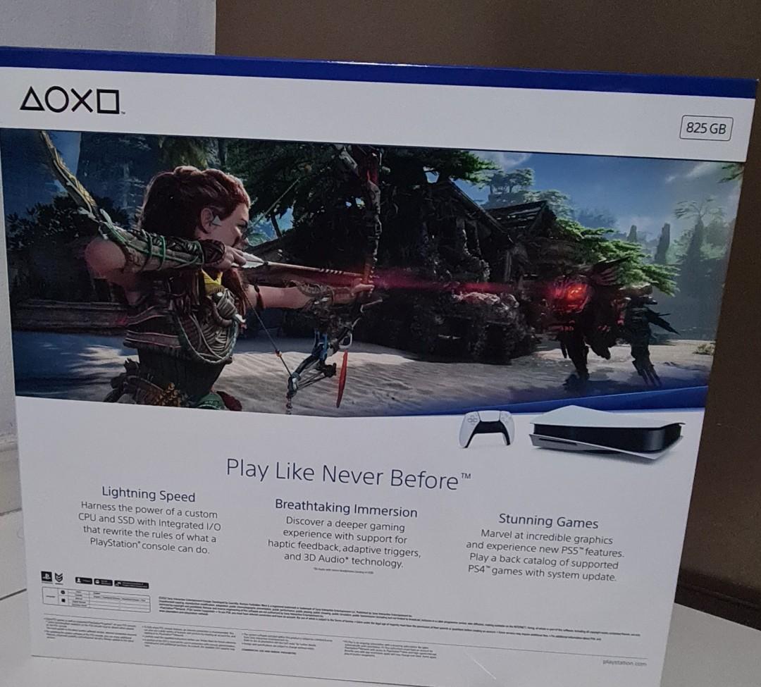 PS5 Disc Edition Horizon Forbidden West, Video Gaming, Video Game ...