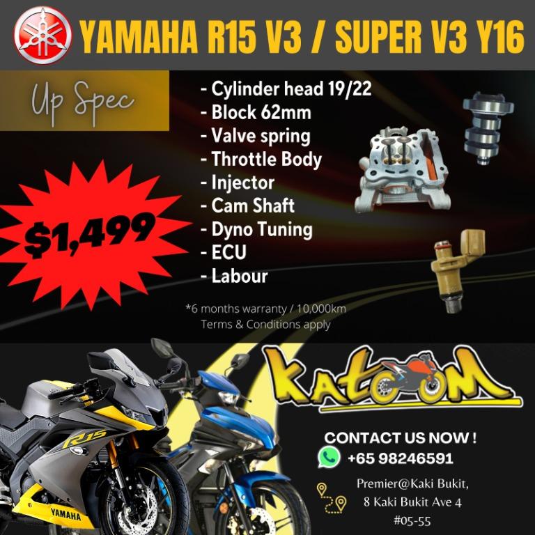 R15 V3 & SUPER V3 Y16 Up Spec, Announcements on Carousell