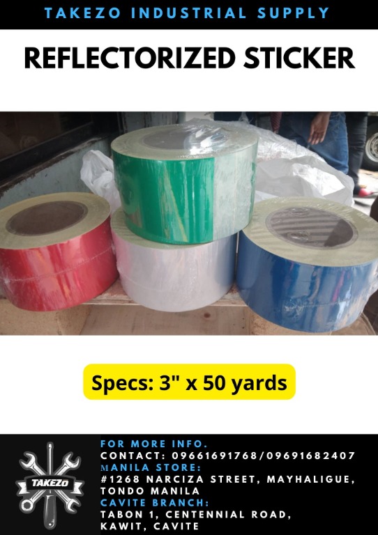 Reflectorized Sticker, Commercial & Industrial, Industrial Equipment on ...