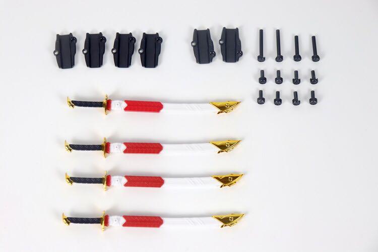 RG / MG / MB Astray Red Frame Gundam 4 Katana / Sword /Gerbera Straight ...