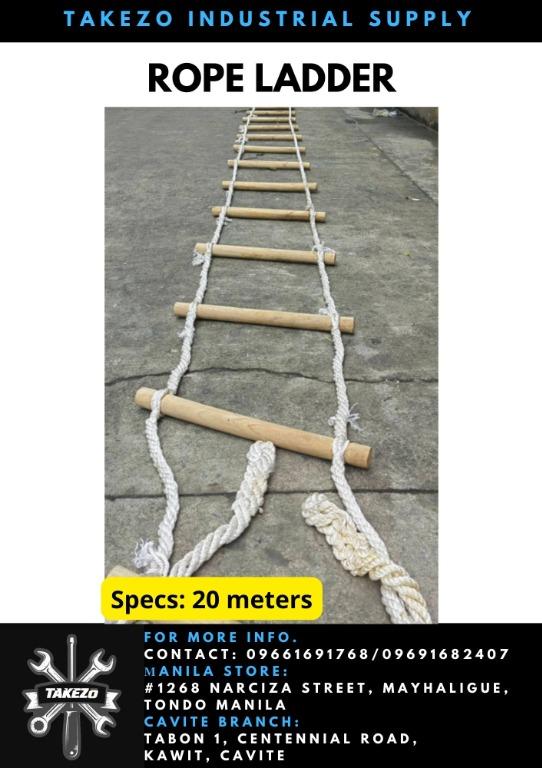 Rope Ladder, Commercial & Industrial, Industrial Equipment on Carousell