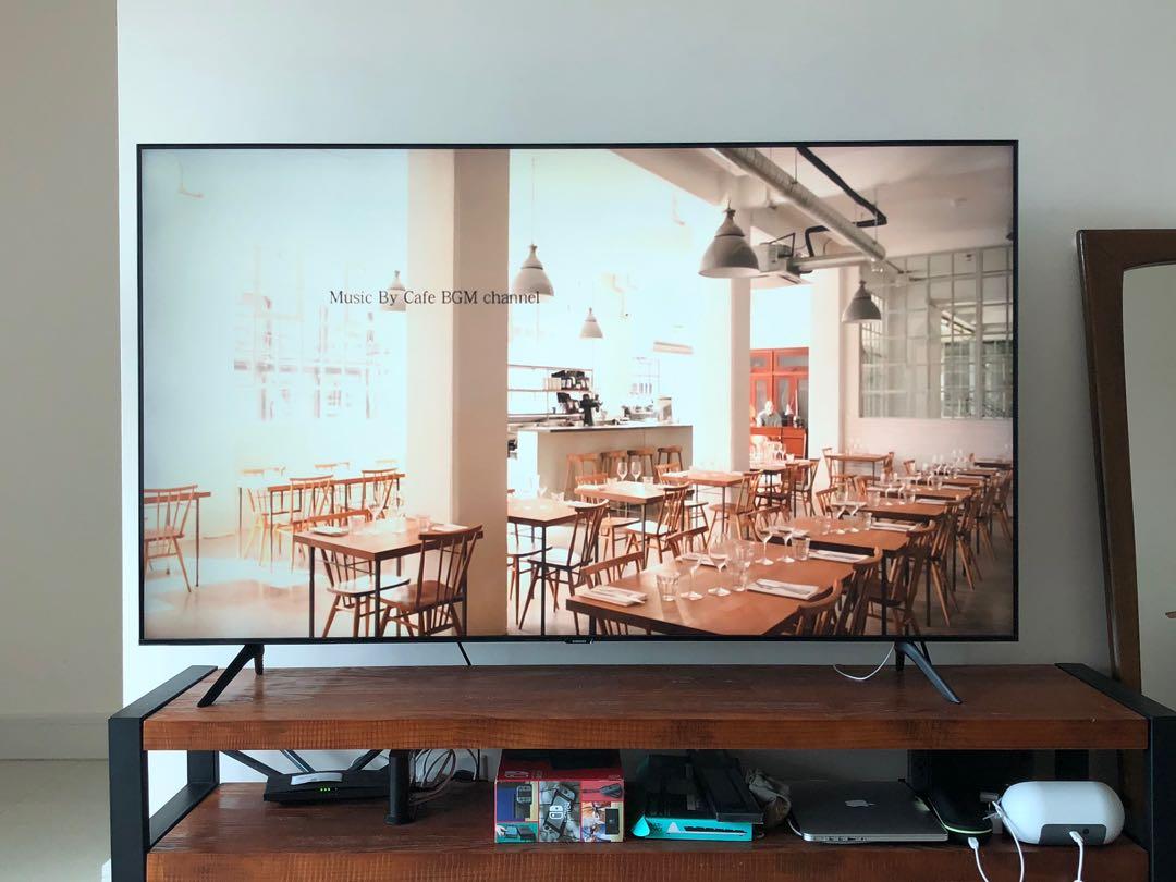 Samsung TU8000 65” Class HDR 4K UHD Smart LED TV, 家庭電器, 電視 & 其他娛樂, 電視 ...