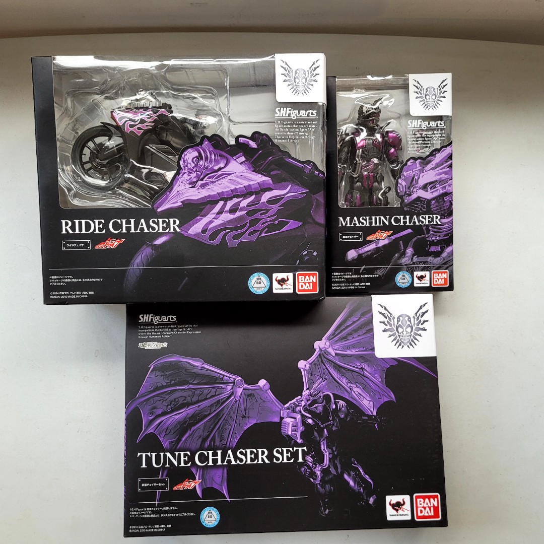 SHF Mashin Chaser+Ride Chaser+Tune Chaser Set Kamen Rider Drive ...