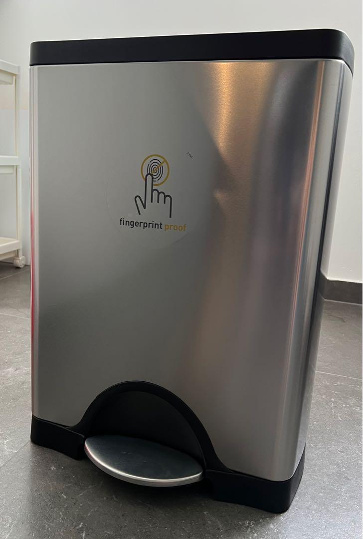 SimpleHuman Rectangular Step Bin, Furniture & Home Living, Cleaning ...