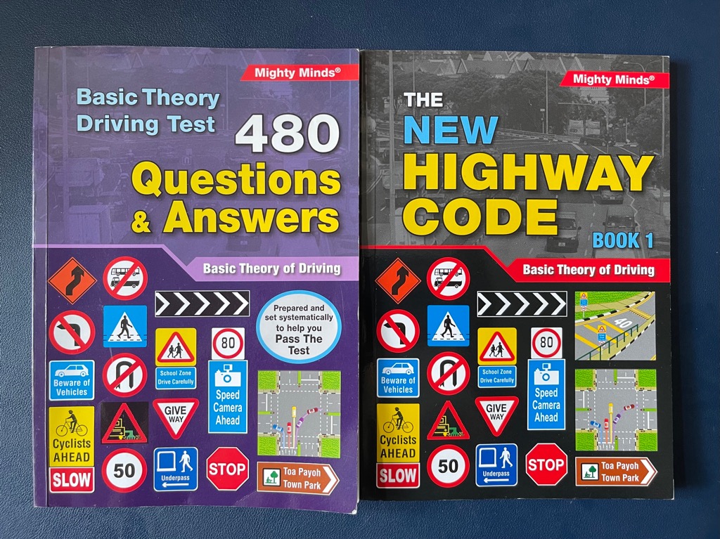 Singapore Basic Theory Driving Test (BTT) Reference and Q&A Books ...