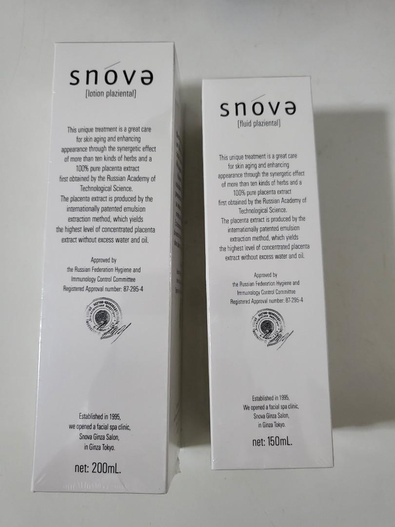 SNOVA Lotion & SNOVA Fluid, Beauty & Personal Care, Face, Face Care on ...