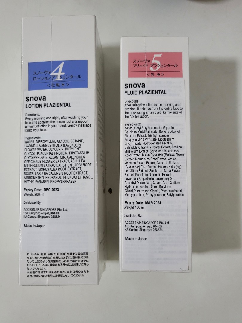 SNOVA Lotion & SNOVA Fluid, Beauty & Personal Care, Face, Face Care on ...