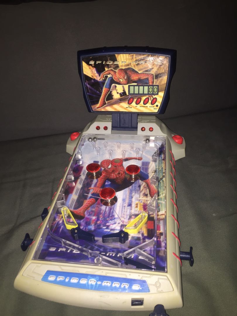 Spiderman 2 Table Top Pinball Machine 2004 (Tested), Hobbies & Toys ...