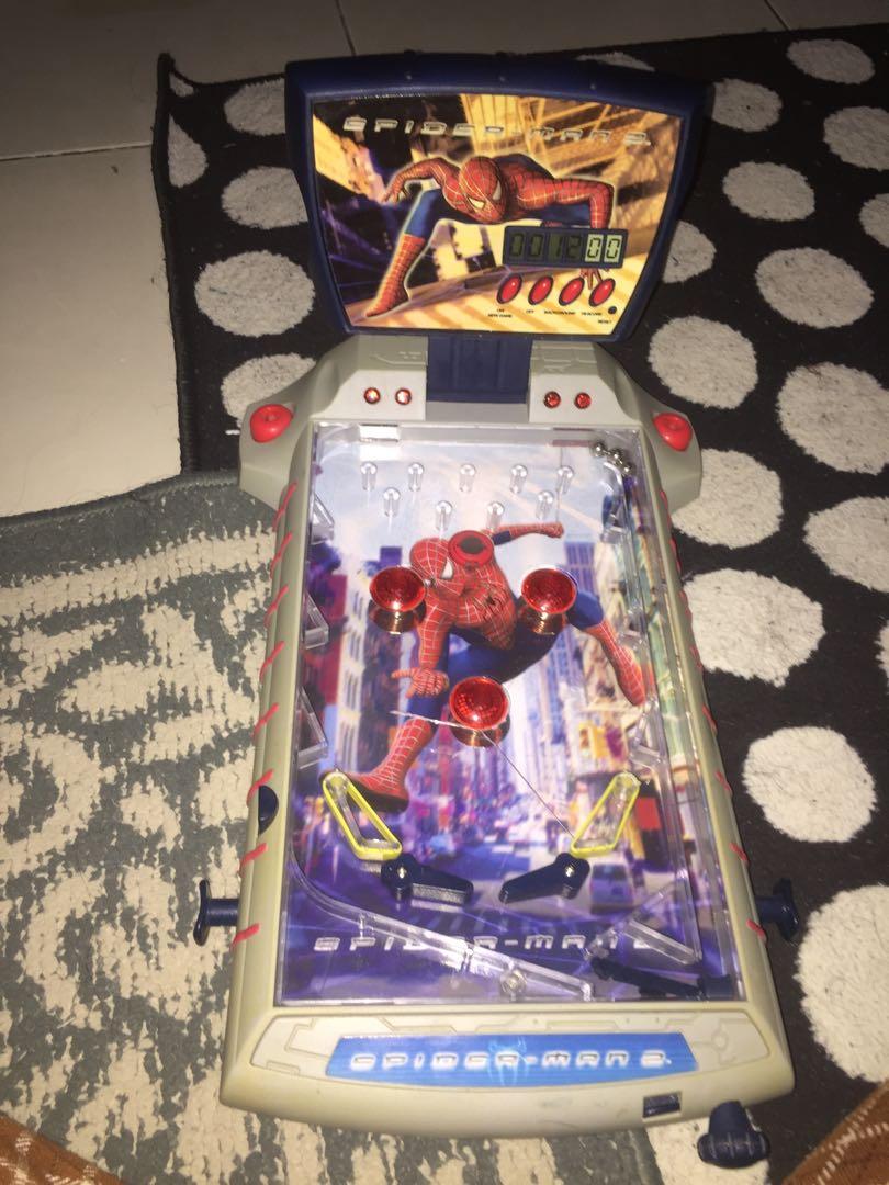 Spiderman 2 Table Top Pinball Machine 2004 (Tested), Hobbies & Toys ...