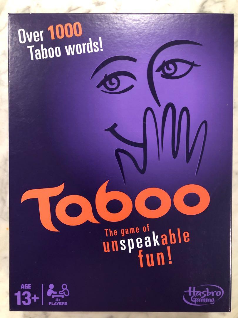 Taboo Board Game - Word Guessing Game, Hobbies & Toys, Toys & Games on ...