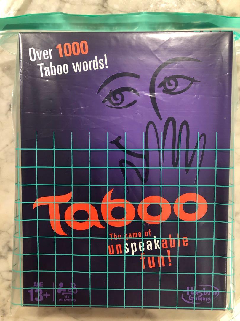 Taboo Board Game - Word Guessing Game, Hobbies & Toys, Toys & Games on ...
