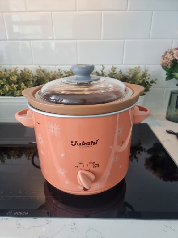 Takahi Slow Cooker 3.5L Electric Crockery Pot 3.5 Litre, TV & Home ...