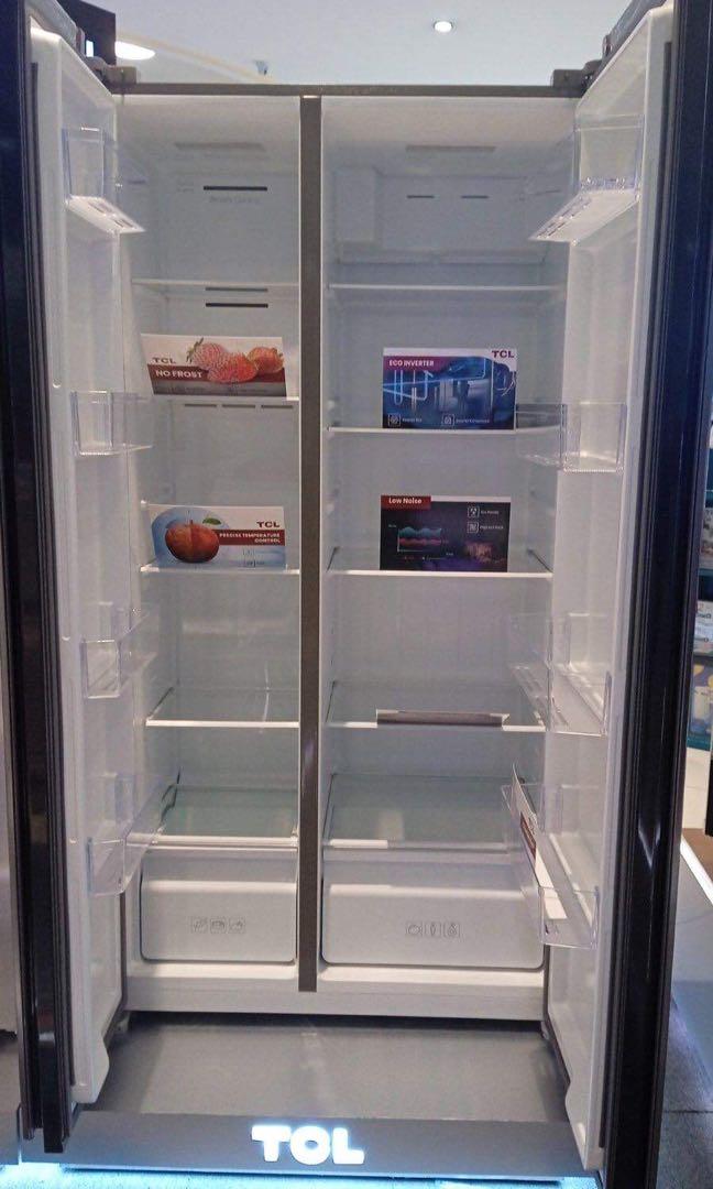 TCL SIDE BY SIDE INVERTER REFRIGERATOR, TV & Home Appliances, Kitchen Appliances, Refrigerators ...