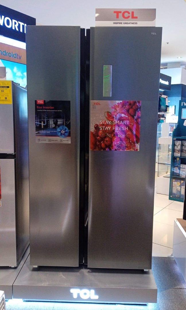 TCL SIDE BY SIDE INVERTER REFRIGERATOR, TV & Home Appliances, Kitchen Appliances, Refrigerators ...