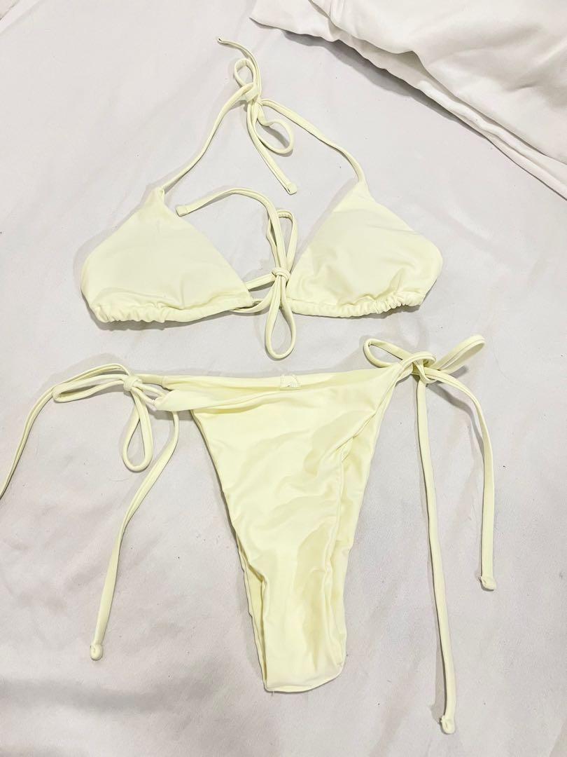 Two piece string bikini, Women's Fashion, Swimwear, Bikinis & Swimsuits ...