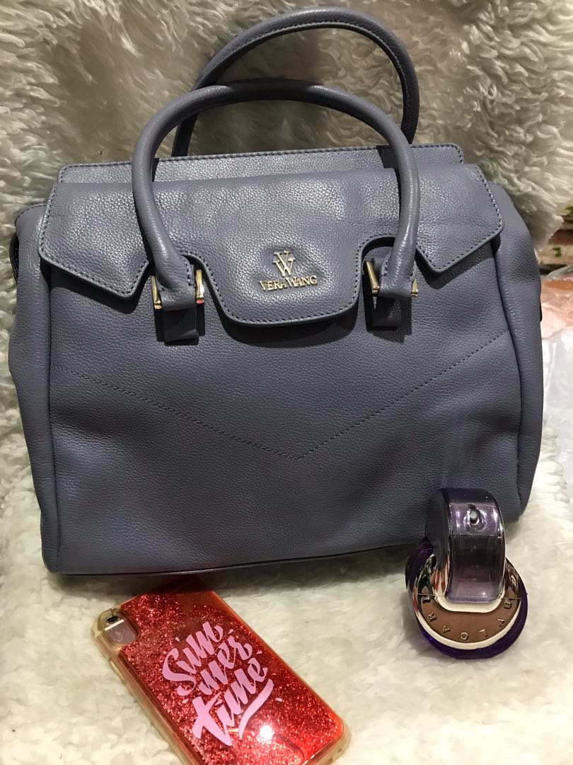 VERA WANG POWDER BLUE HANDBAG, Women's Fashion, Bags & Wallets, Tote ...