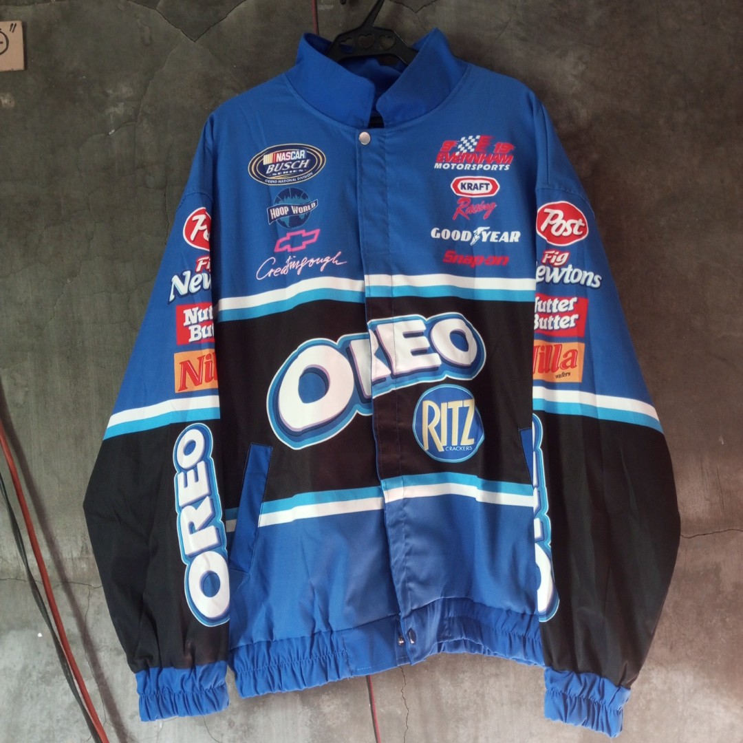 VINTAGE OREO NASCAR JACKET, Men's Fashion, Tops & Sets, Hoodies on ...