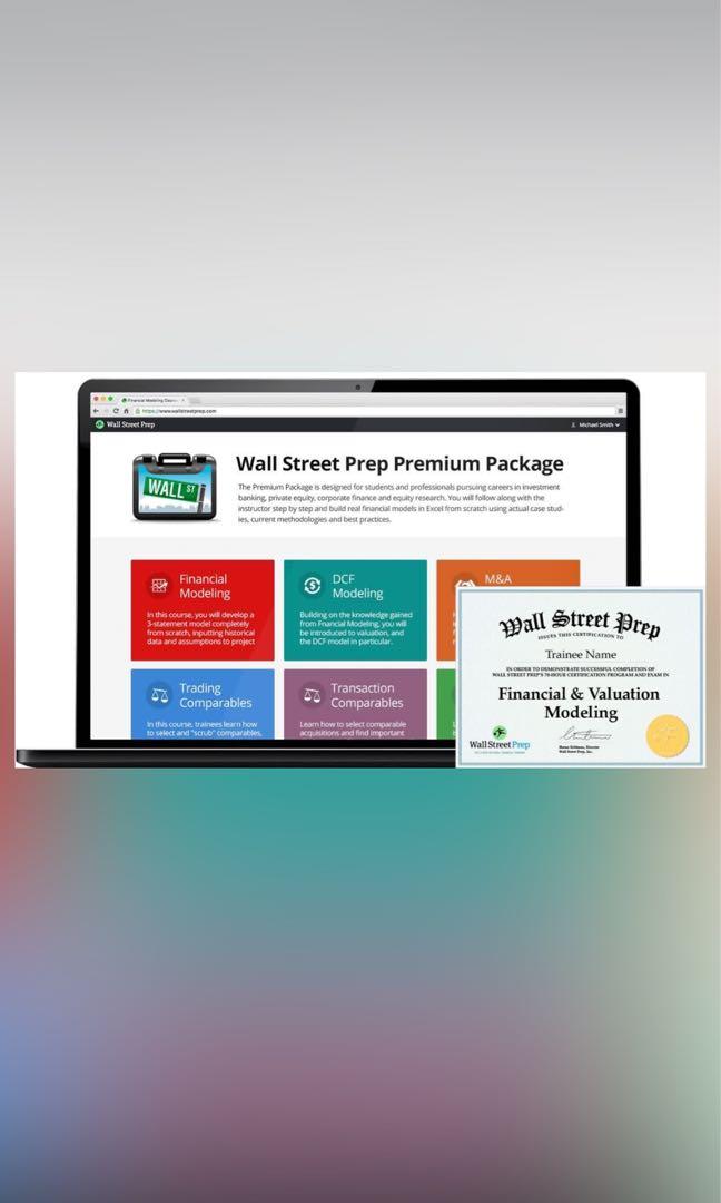 Wall Street Prep, Everything Else on Carousell