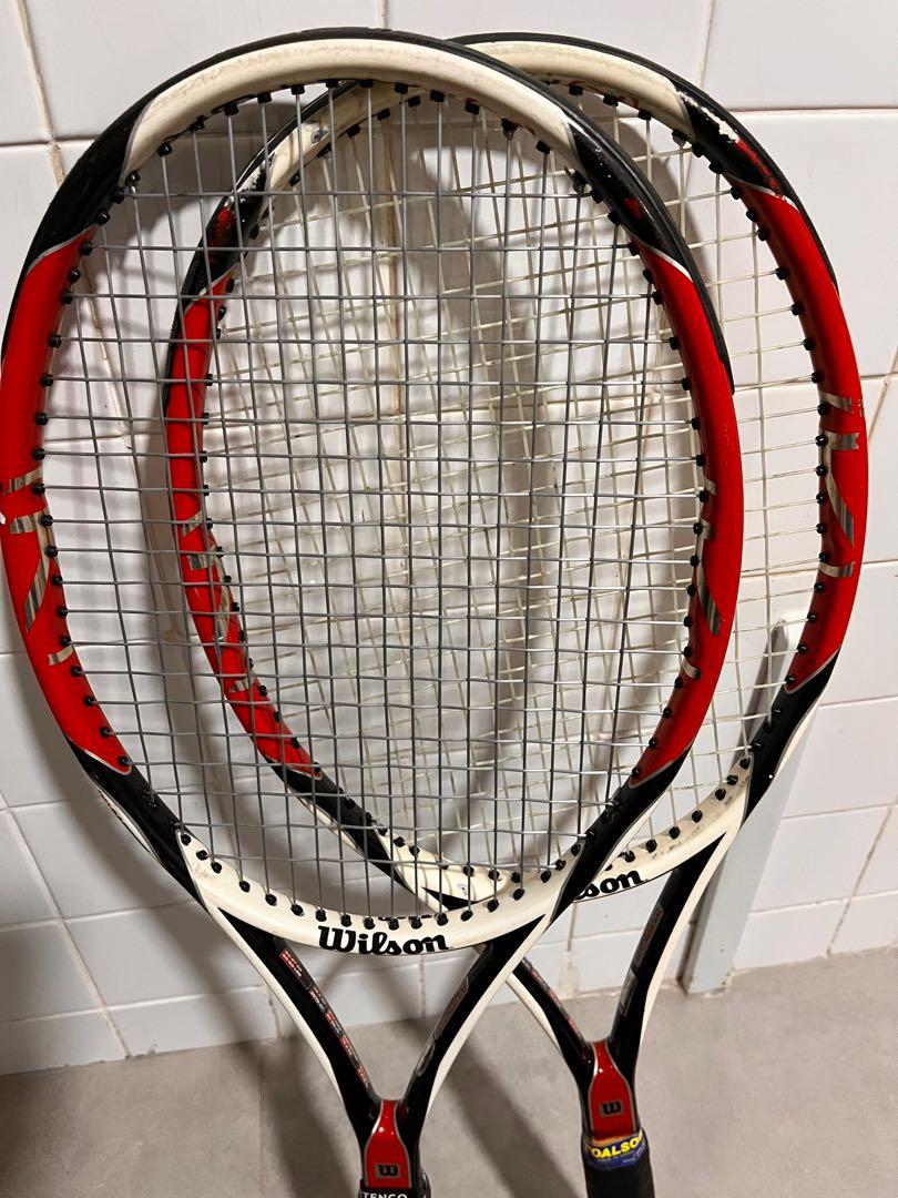 Wilson K Factor 95 Six One Team x 2, Sports Equipment, Sports & Games ...