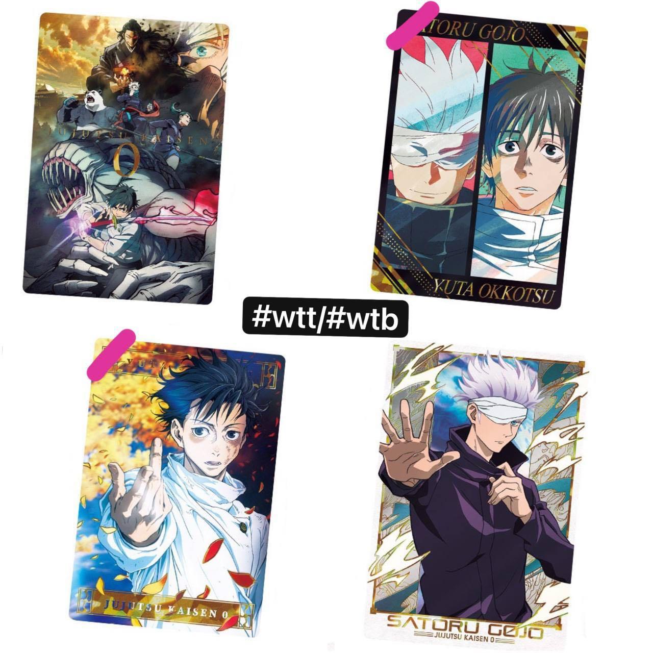 [WTS/WTT] JJK Jujutsu Kaisen Vol 0 Wafer Cards Inumaki Geto, Hobbies ...