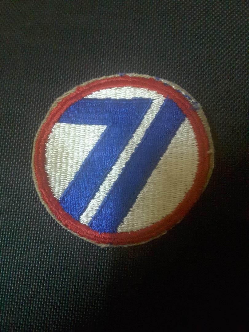 WW2 71st infantry division Cut edge patch, Hobbies & Toys, Collectibles ...