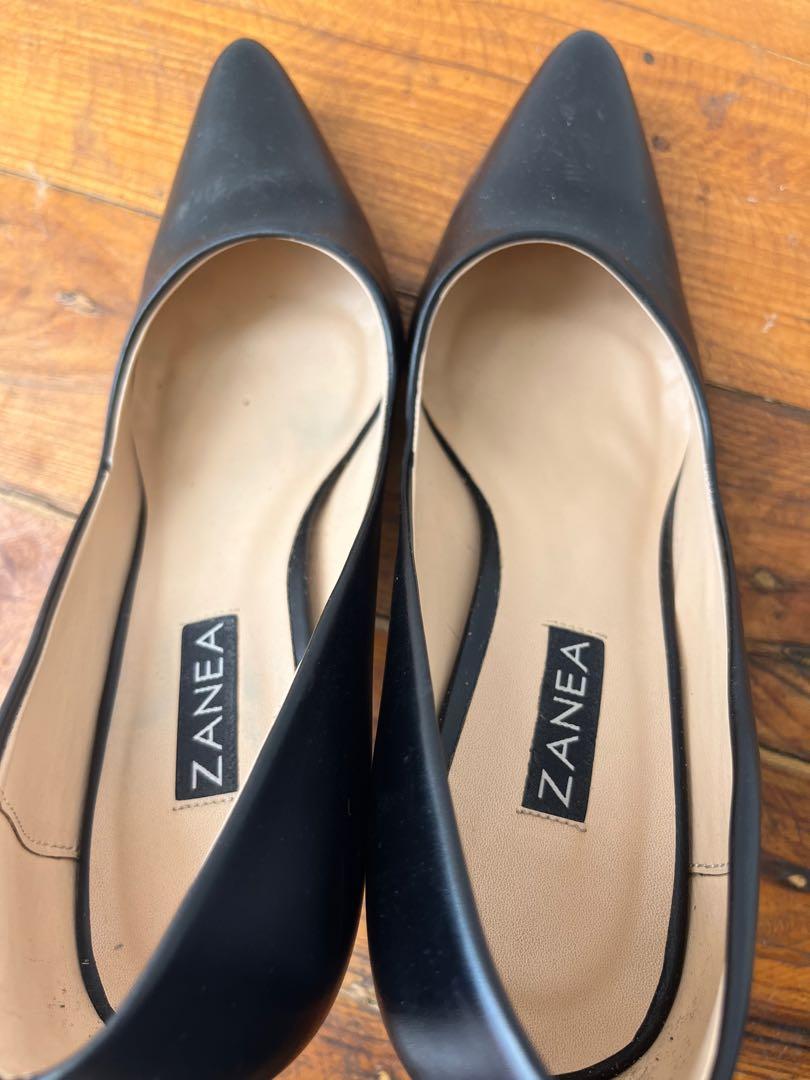 Zanea Black Closed Heels, Women's Fashion, Footwear, Heels on Carousell
