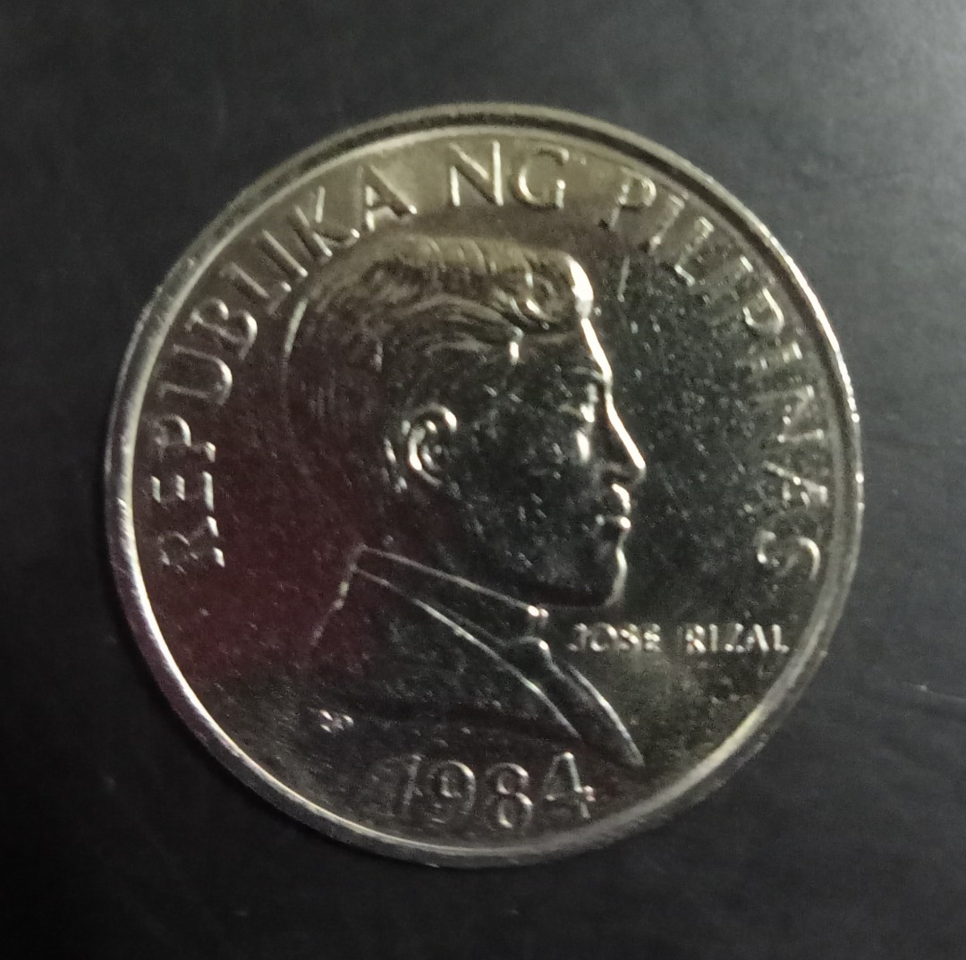 1984 One Peso Jose Rizal Republika Ng Pilipinas Coin, Hobbies & Toys ...
