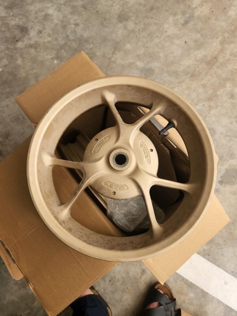 1 set of Aerox V1 rims, Motorcycles, Motorcycle Accessories on Carousell