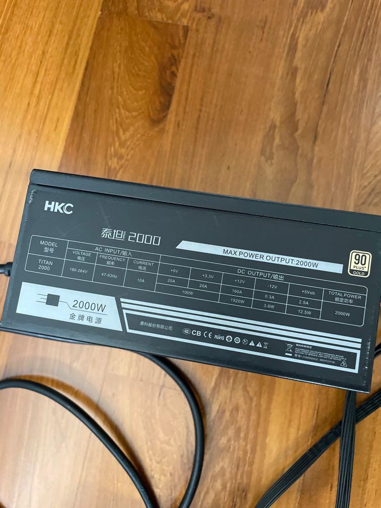 2000w modular Power supply unit PSU, Computers & Tech, Parts ...