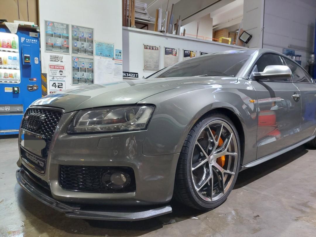 🔥 FORGED CF FINLESS FRONT LIP, READY STOCK, Universal front lip, side ...