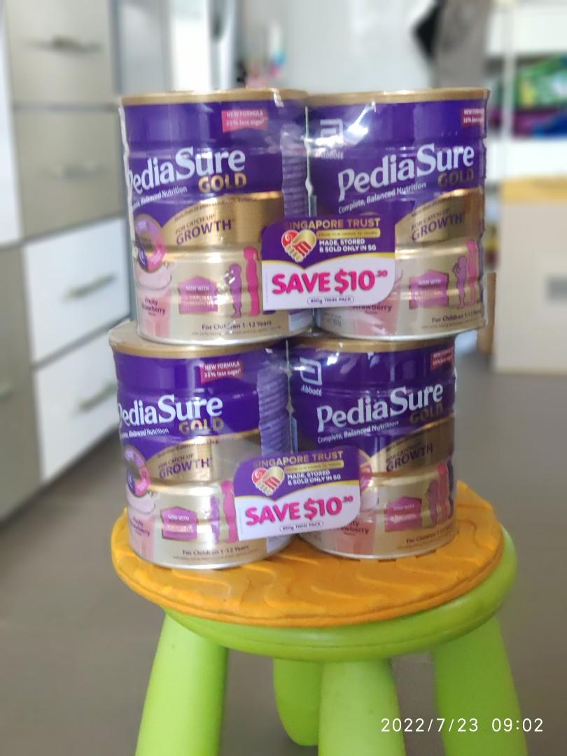 Abbott Pediasure Strawberry 850g x 4 for sale, Babies & Kids, Nursing ...