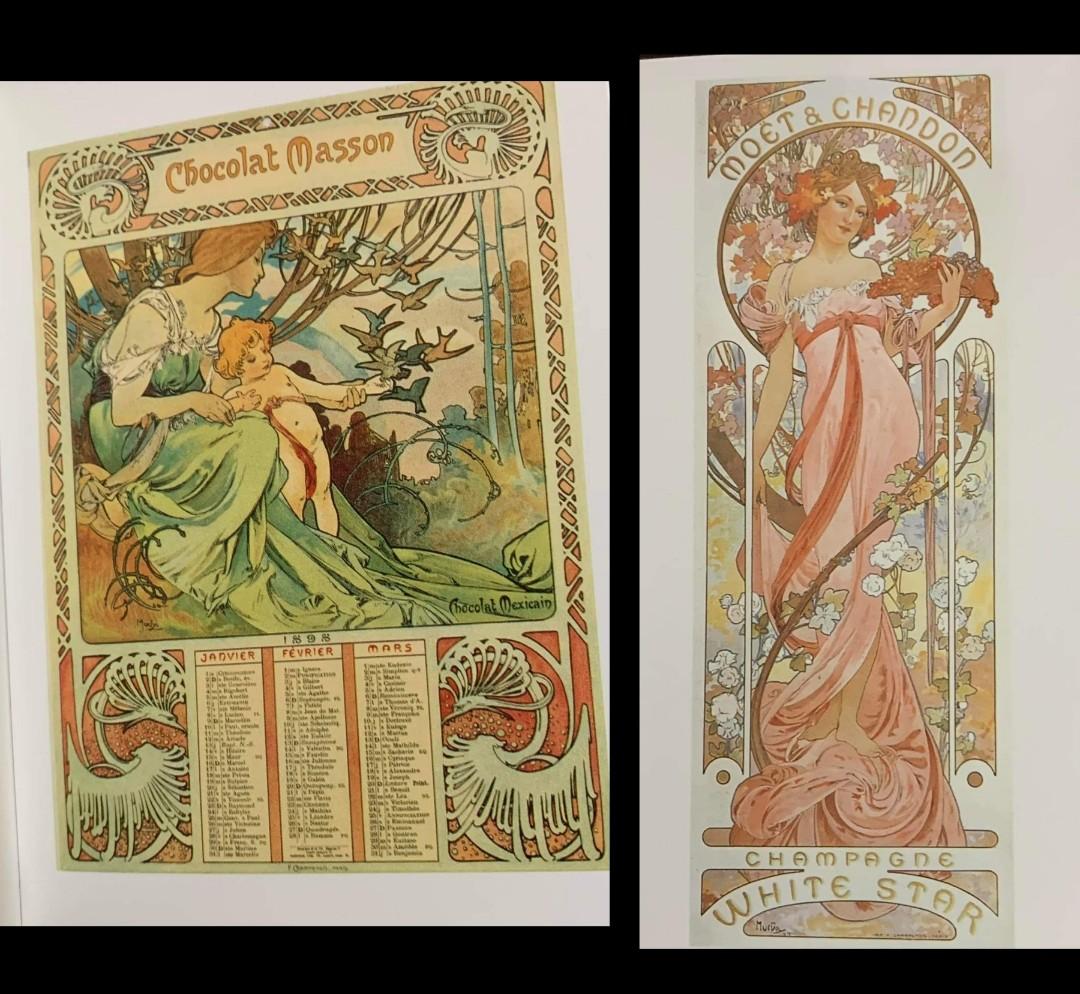 Alphonse Mucha Post Card Collection (100 Cards), Hobbies & Toys ...