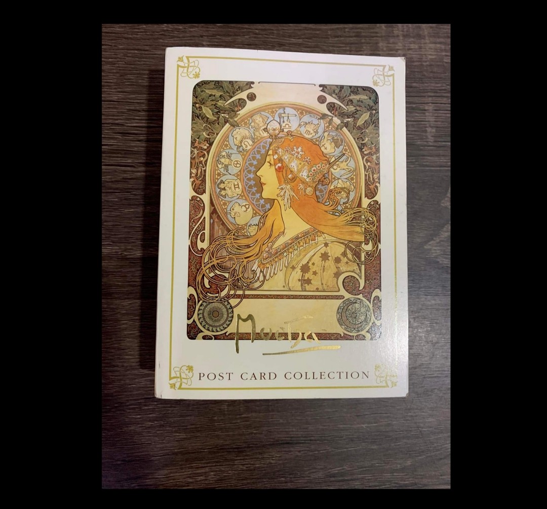 Alphonse Mucha Post Card Collection (100 Cards), Hobbies & Toys ...