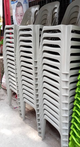 Apollo Monoblock Chairs Off White, Furniture & Home Living, Furniture ...