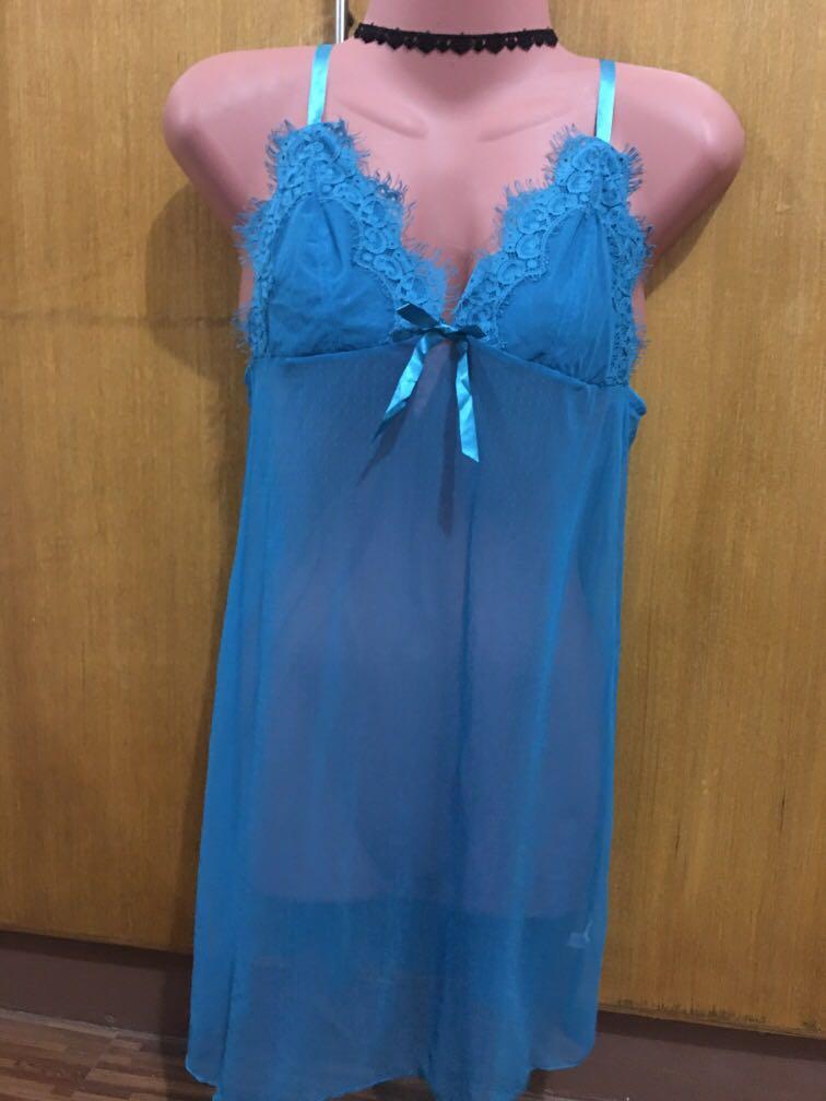 Aqua Lacey Lingerie Womens Fashion Undergarments And Loungewear On Carousell