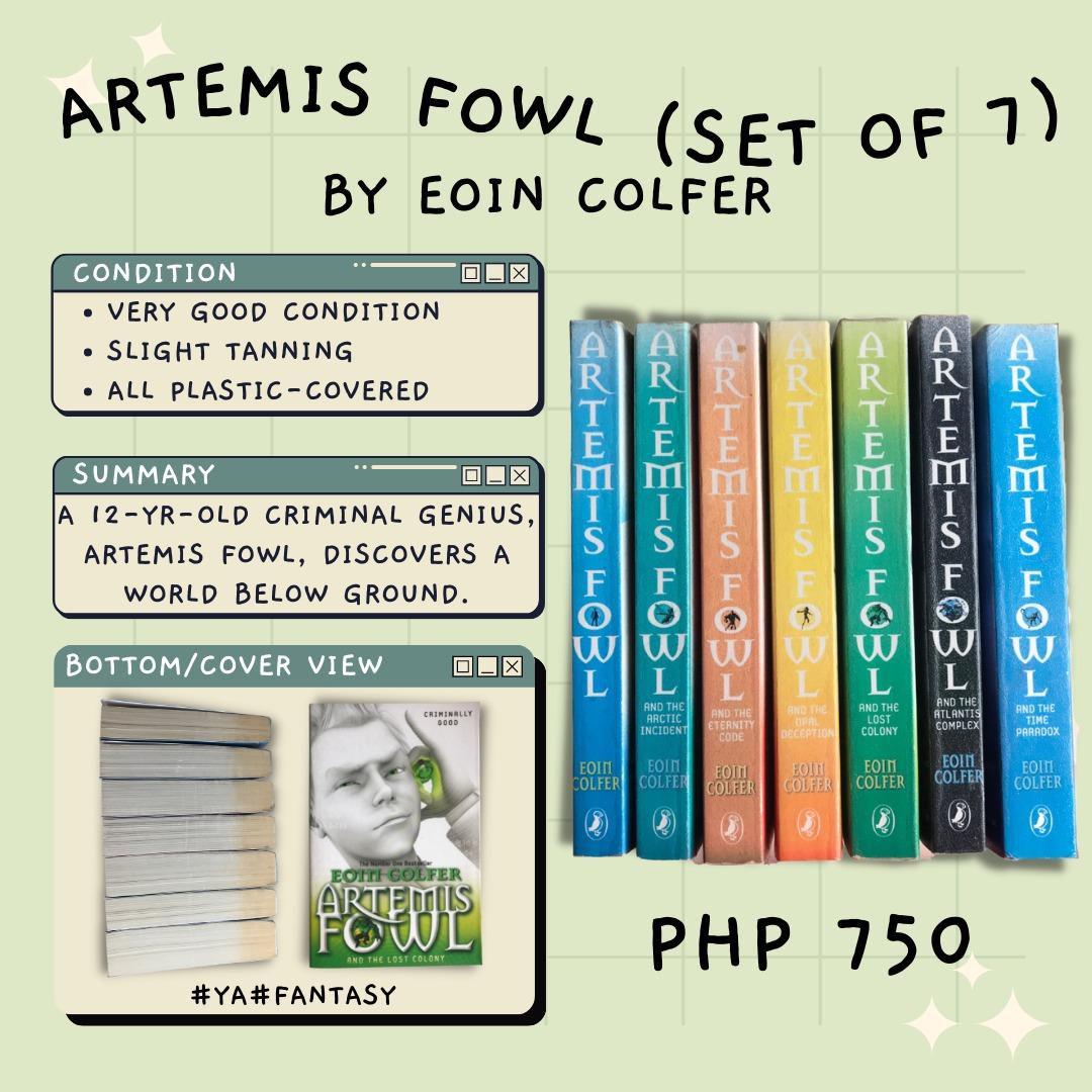 Artemis Fowl by Eoin Colfer (1-7) Book Set , Hobbies & Toys, Books ...
