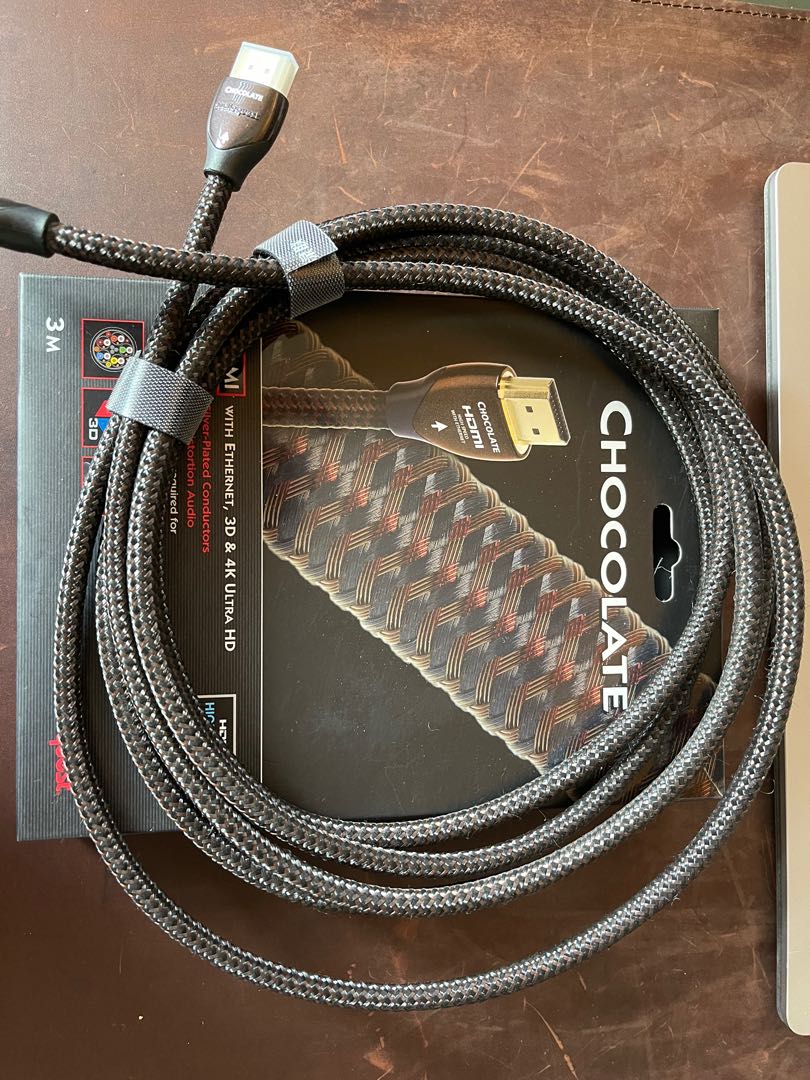 Audioquest 4k HDMI Chocolate cable, TV & Home Appliances, TV ...