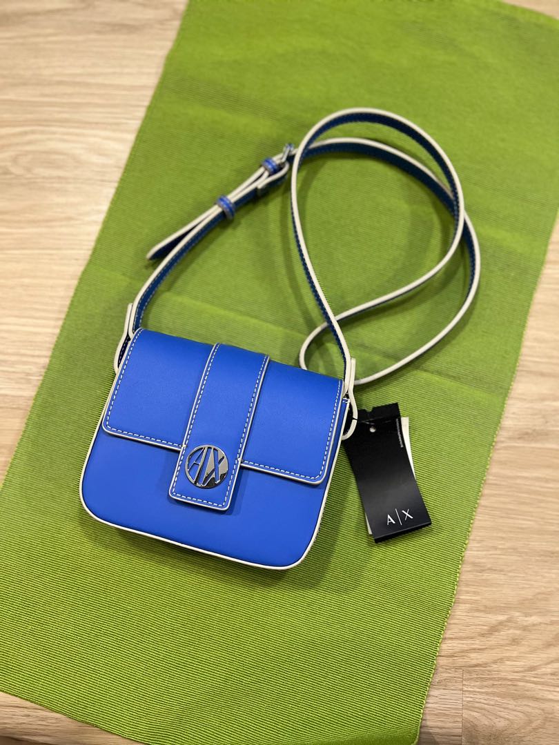 Authentic AX mini sling bag, Women's Fashion, Bags & Wallets, Cross ...