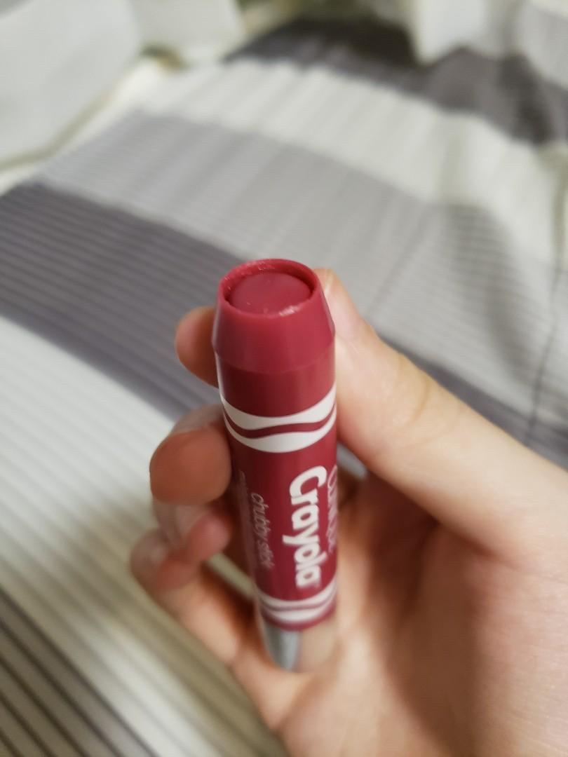 AUTHENTIC Clinique Crayola Chubby Stick in Mauvelous, Beauty & Personal ...