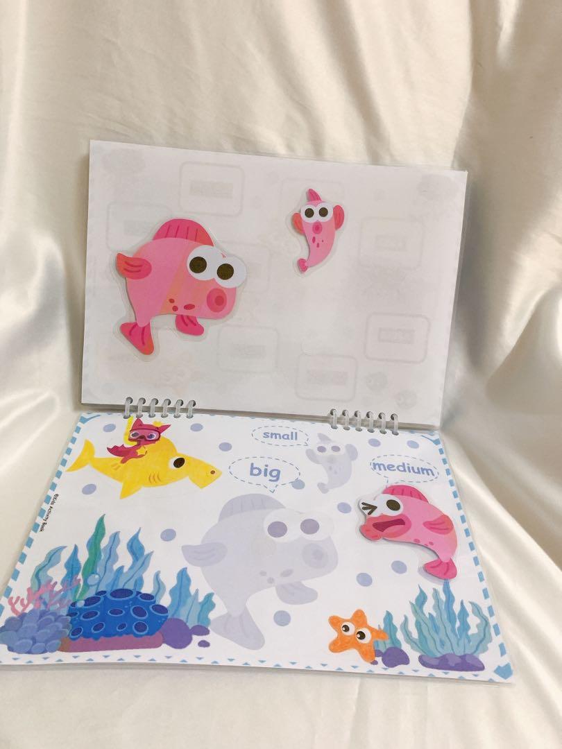 Baby shark busy book / Baby shark quiet book, Hobbies & Toys, Books ...