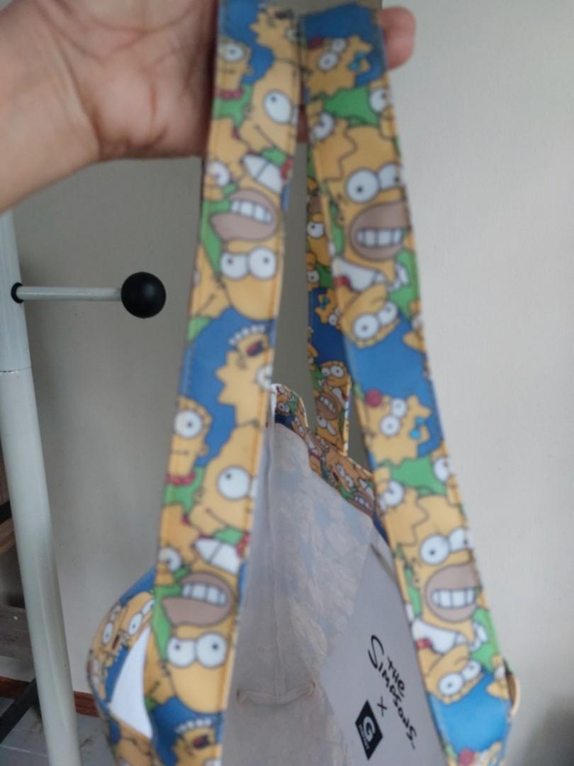 Bart &Simpson large totebag, Women's Fashion, Bags & Wallets, Tote Bags ...