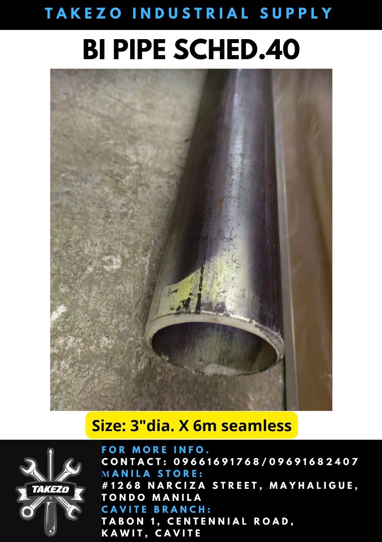 Bi Pipe sched.40, Commercial & Industrial, Industrial Equipment on ...