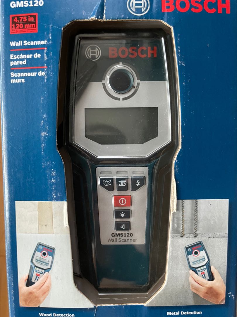 Bosch Digital Multi Scanner GMS120, Furniture & Home Living, Home ...