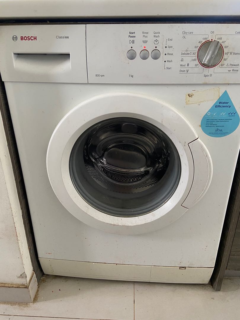 Bosch front load 7kg 800rpm washing machine, TV & Home Appliances ...